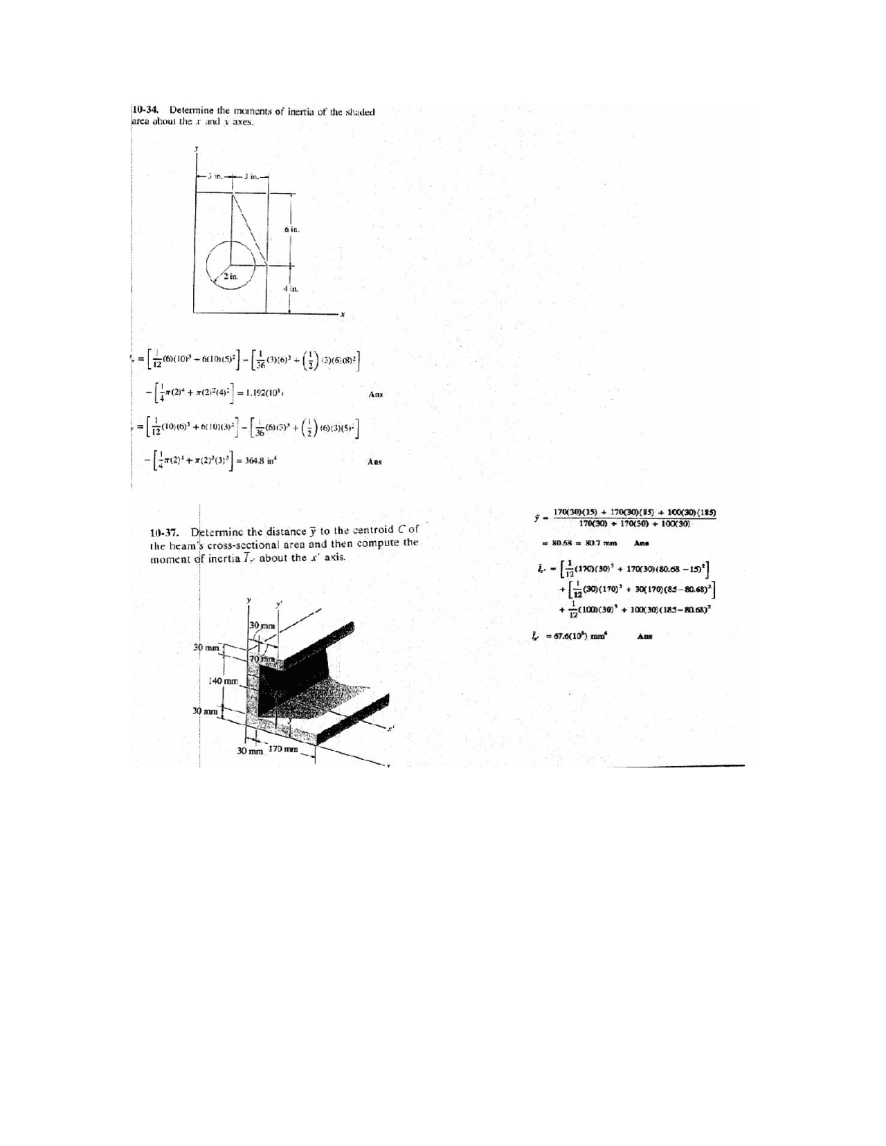 Engineering Statics Homework With Answers Engr 210 Docsity