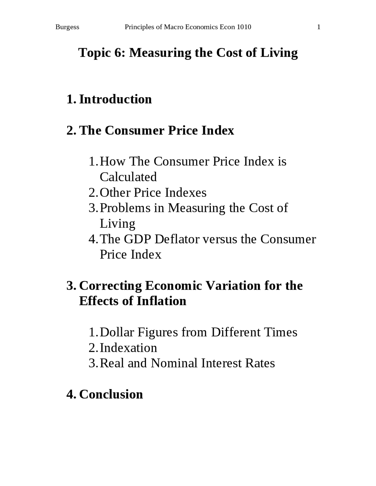 Understanding Consumer Price Index & Limitations in Macro Economics ...