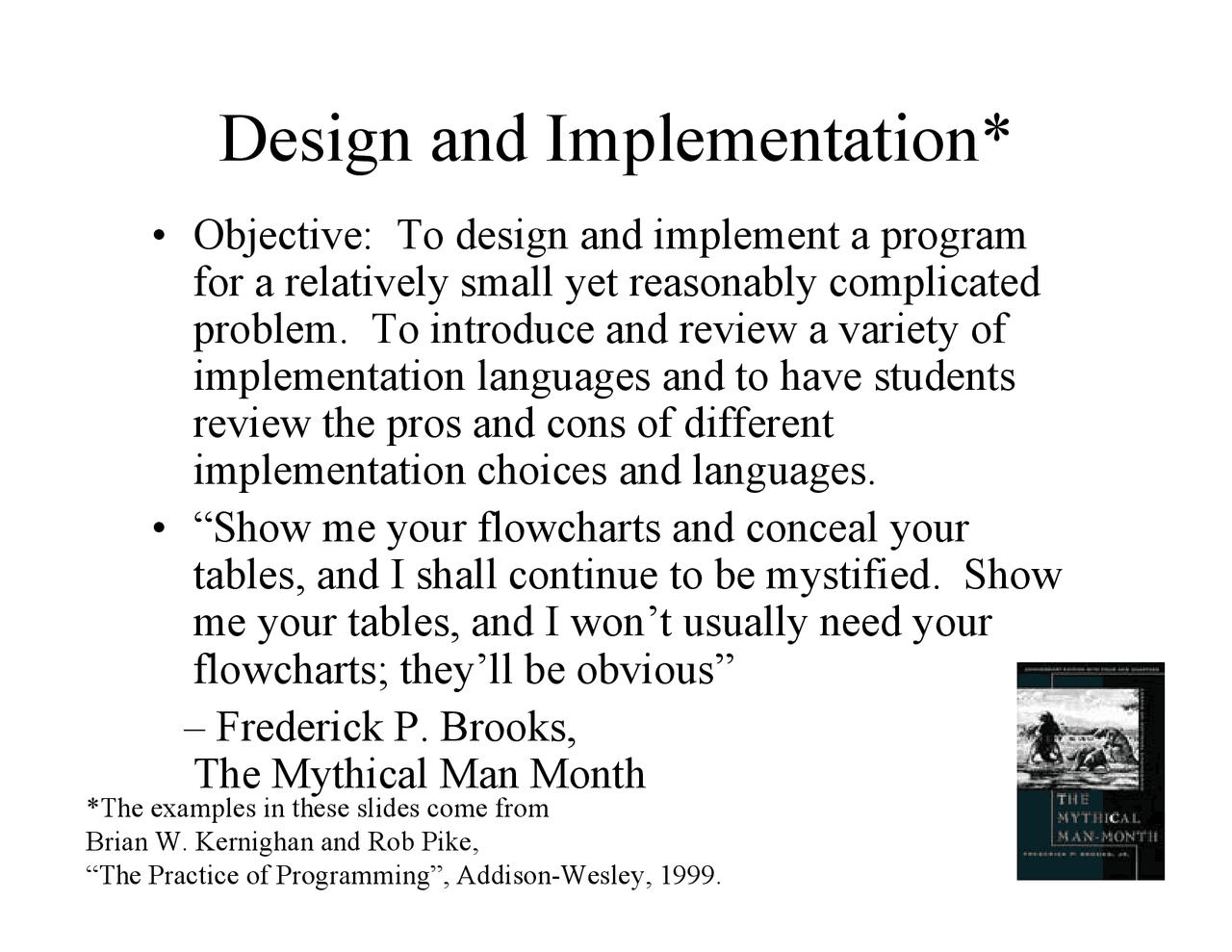 Design And Implementation Review Sheet For Exam Cs 265 Docsity