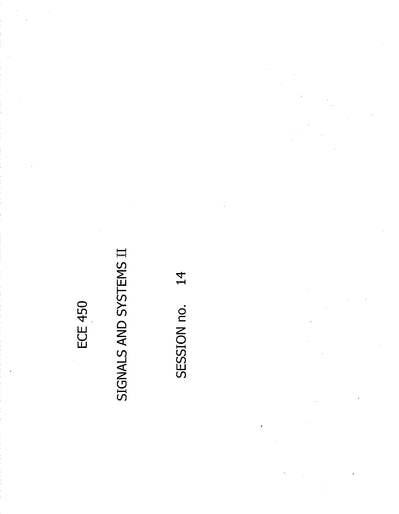 Homework 12 Signals And Systems Ii Ece 450 Docsity
