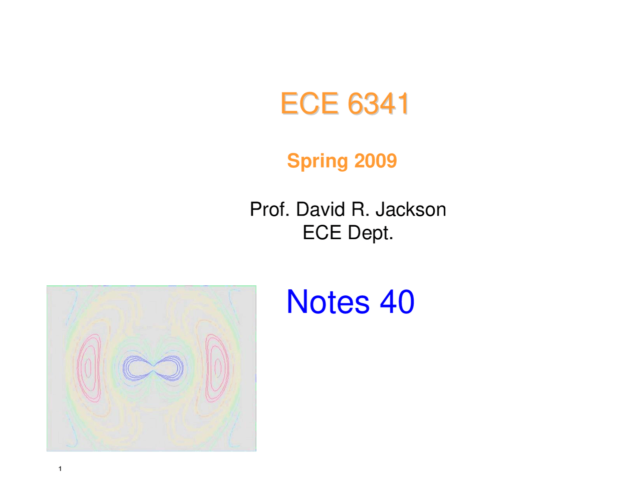 Patch Antenna Example Lecture Slides Ece 6341 Docsity