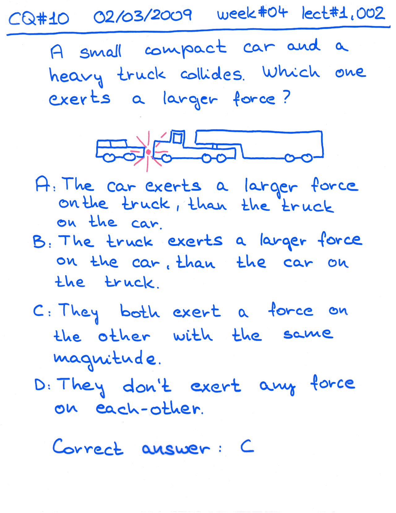 Quiz Question On Introductory Physics I With Answer Phy 231 Docsity