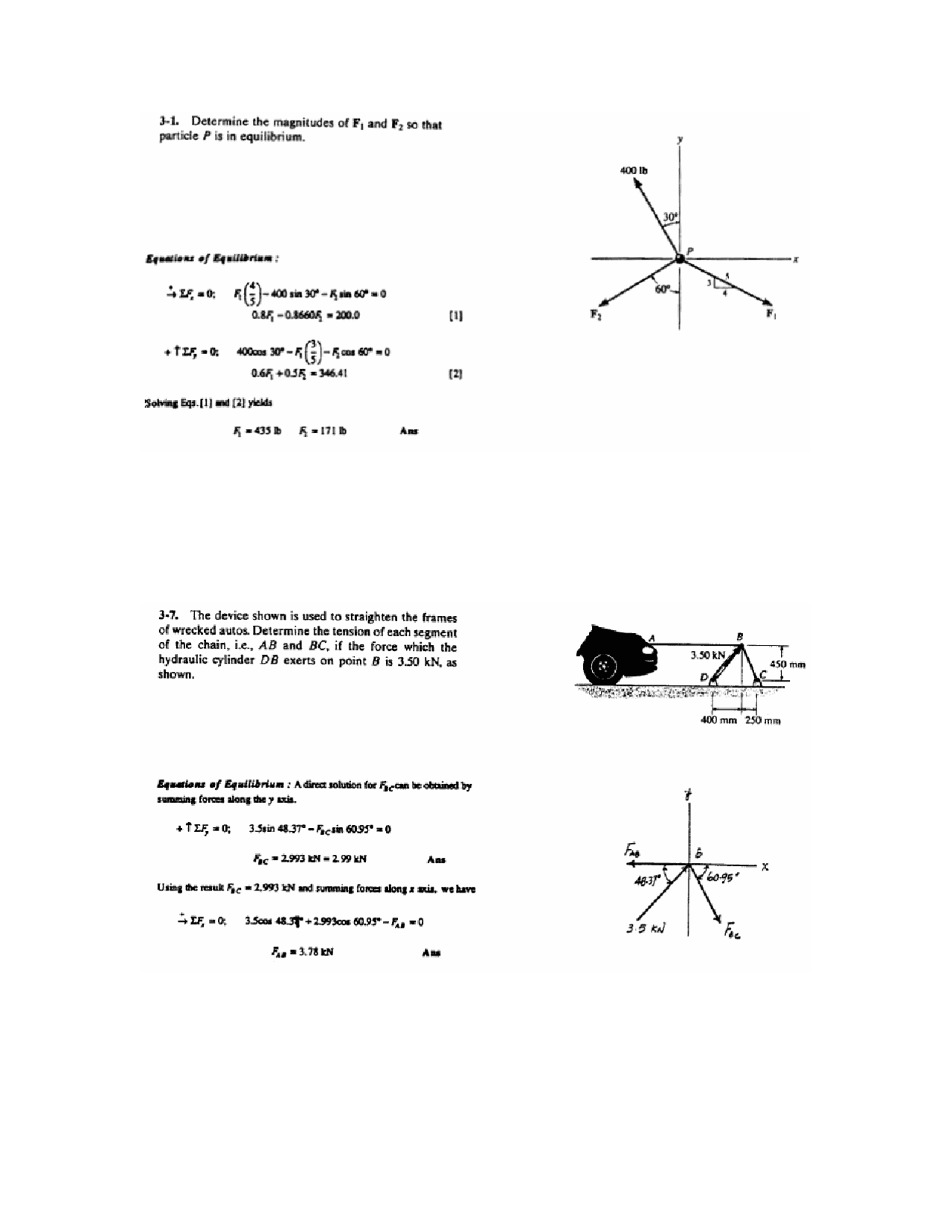 Engineering Statics Homework 5 With Answers Engr 210 Docsity