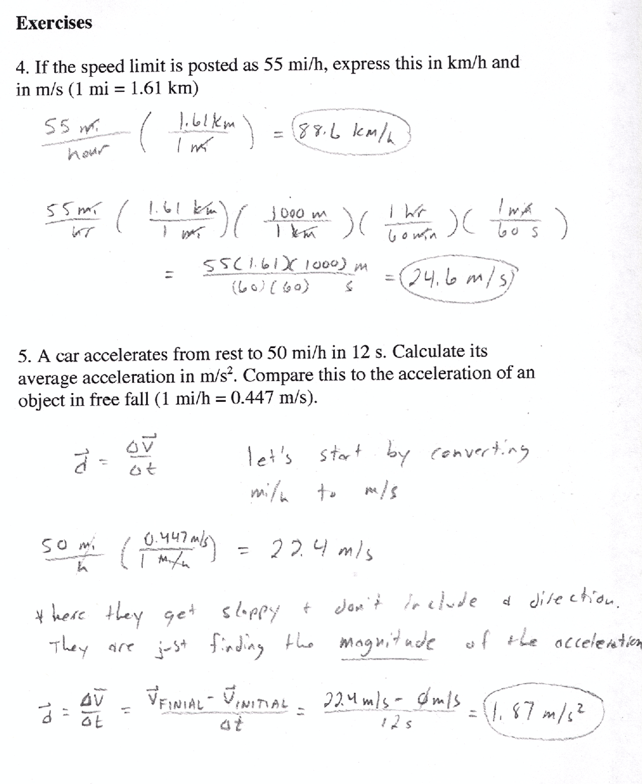 Solutions For Exercise Problems Acoustics Phys 170 Docsity
