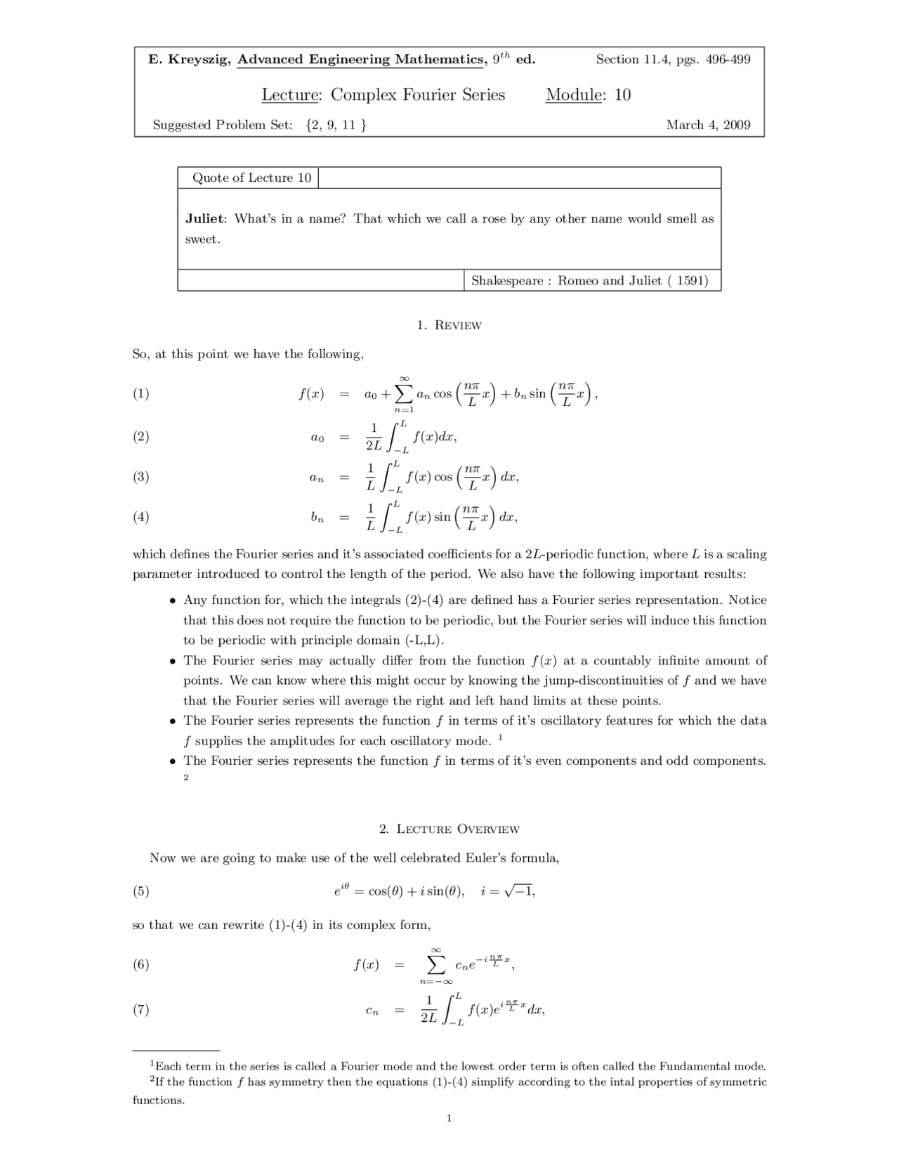 Advanced Engineering Mathematics Solved Assignment 2 Math 348 Docsity