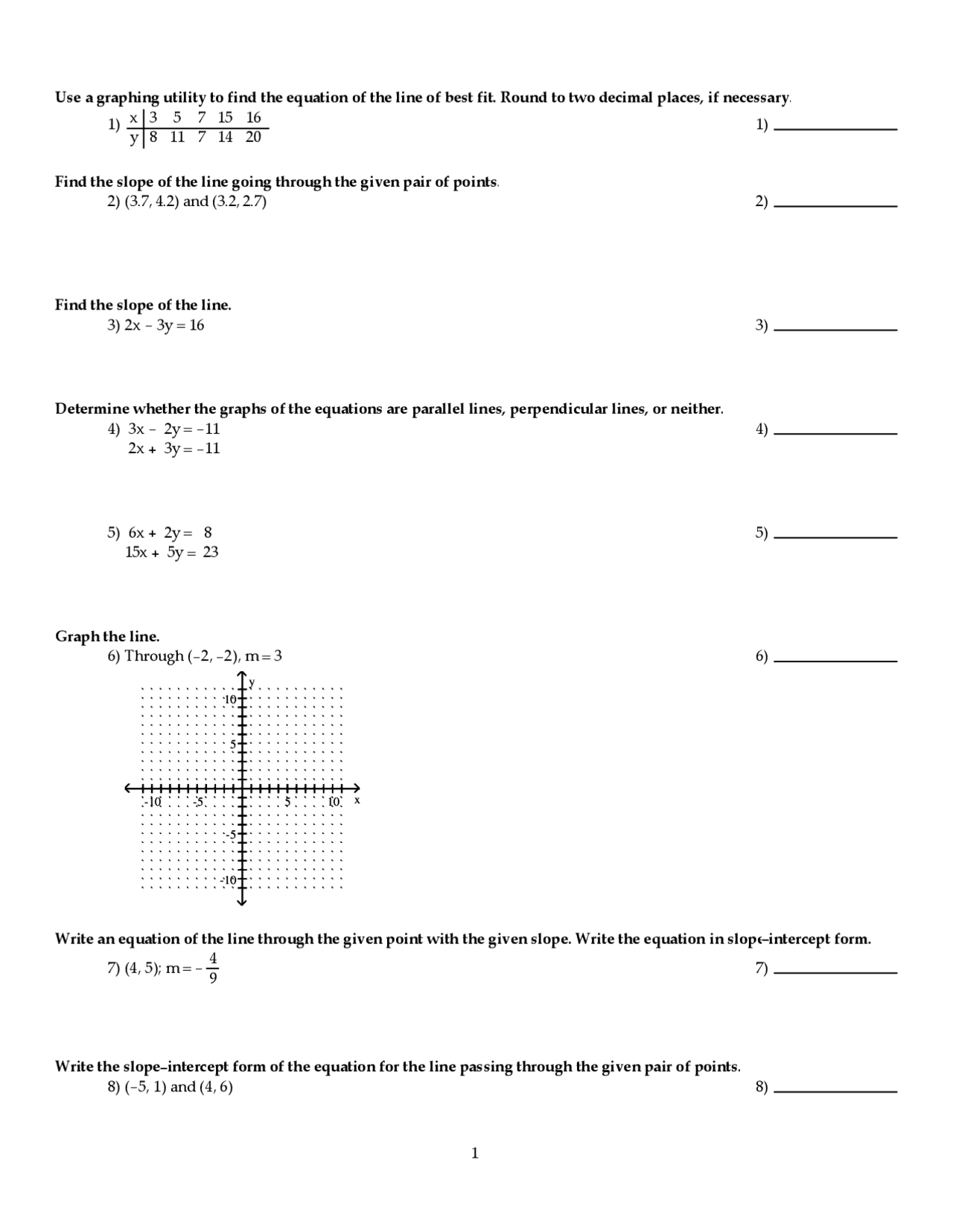 Practice Exam Questions Solutions - Mathematical Modeling | MATH 1101 | Exams Mathematics | Docsity