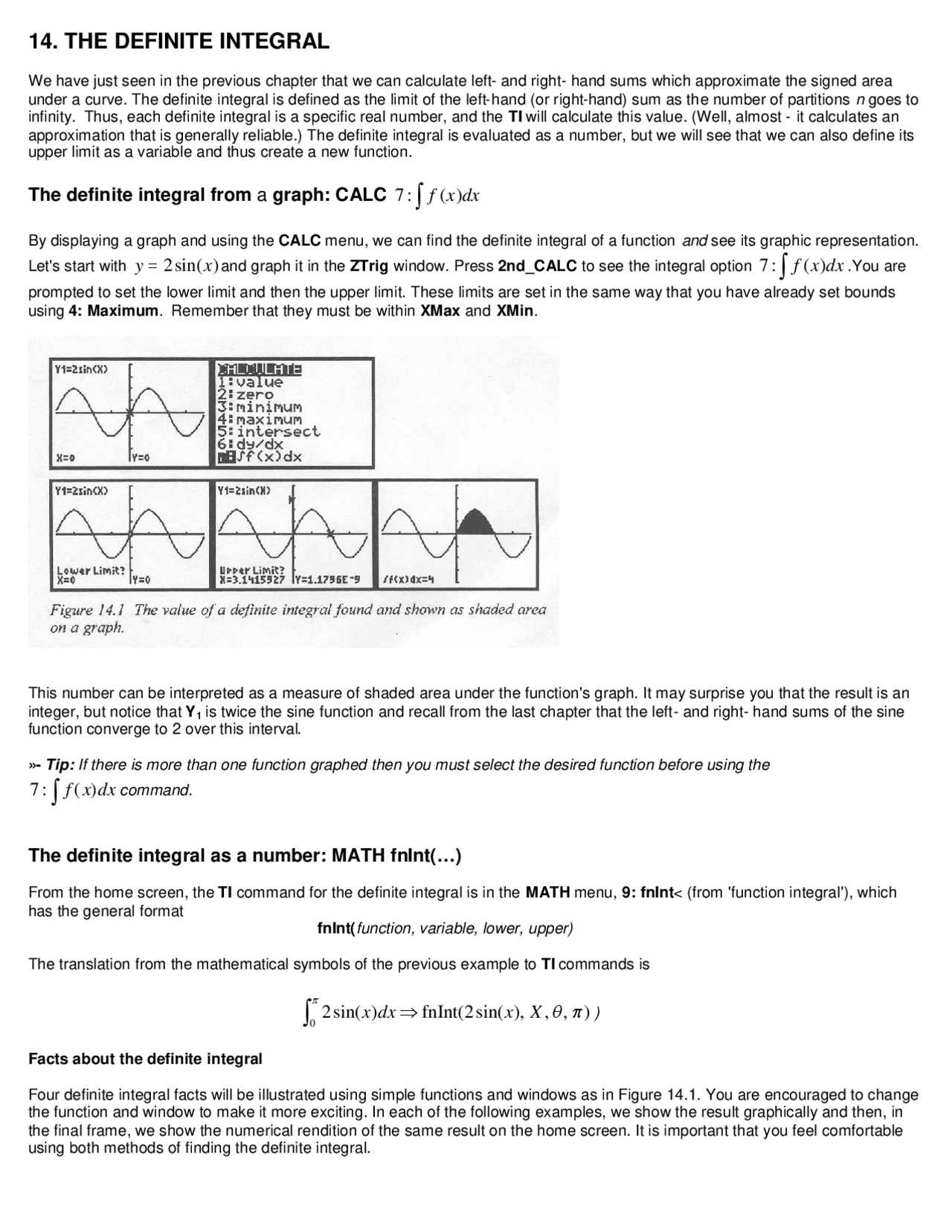 Understanding the Definite Integral: Calculation and Interpretation ...