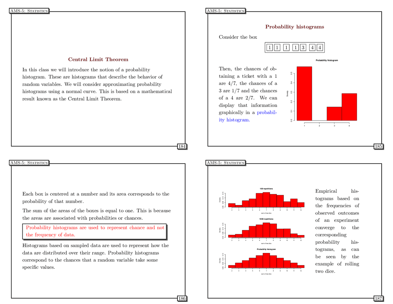 Central Limit Theorem Statistics Notes Ams 5 Docsity