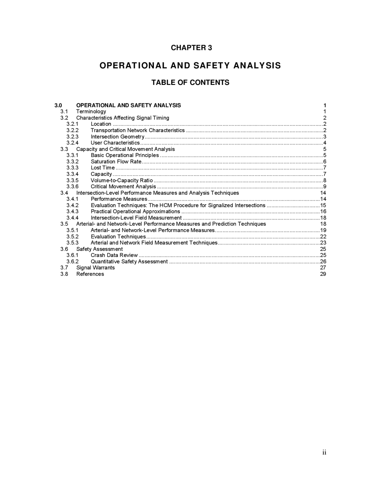 Operational And Safety Analysis Lecture Notes Ce 474 Docsity