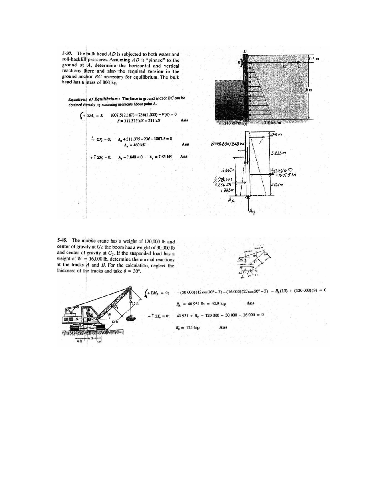 Assignment 11 3 Solved Questions On Engineering Statics Engr 210