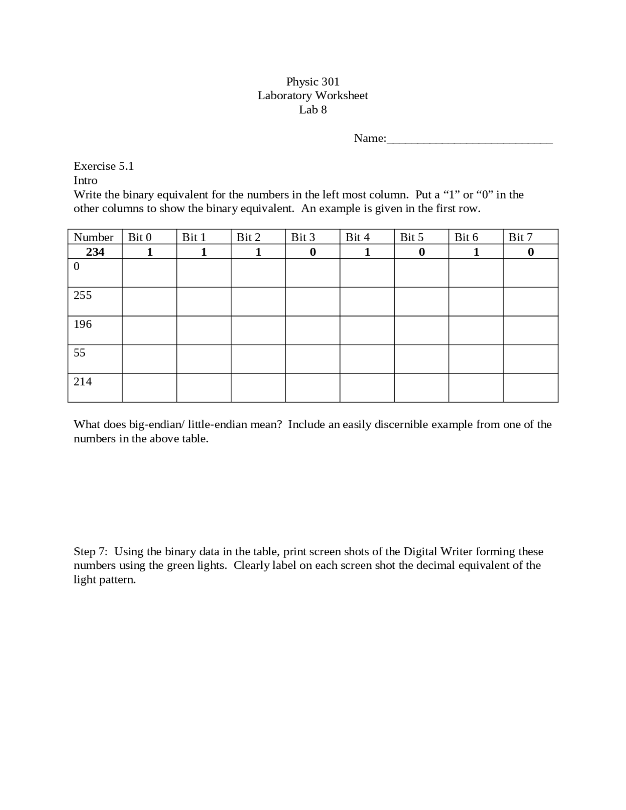Laboratory 8 For Lab Electrical Measurements Phys 301 Docsity