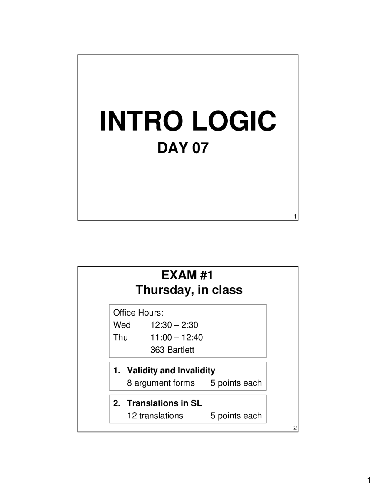 Translations In Sentential Logic 3 Introduction To Logic Phil 110