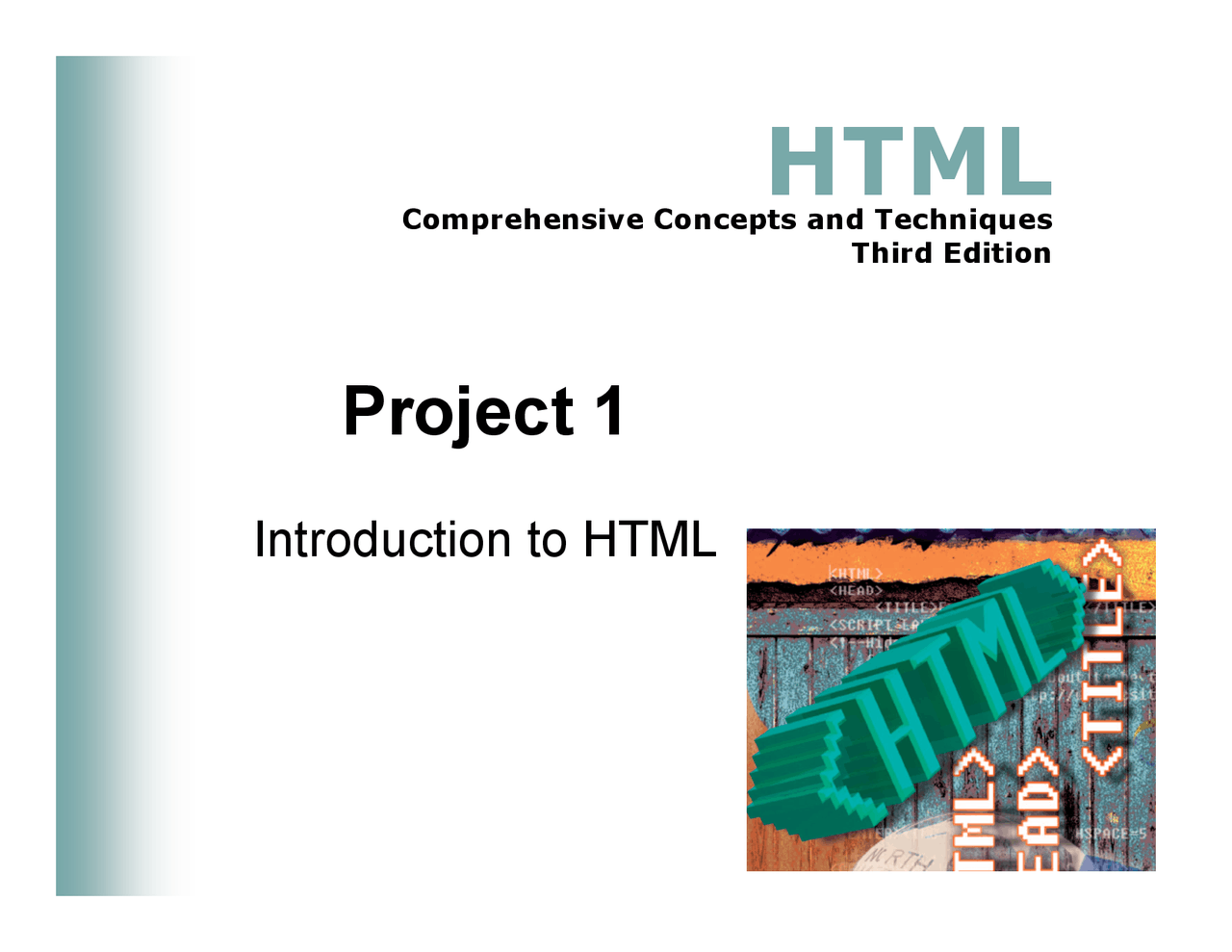 Introduction to HTML - Project 1 Report | IT 145 - Docsity
