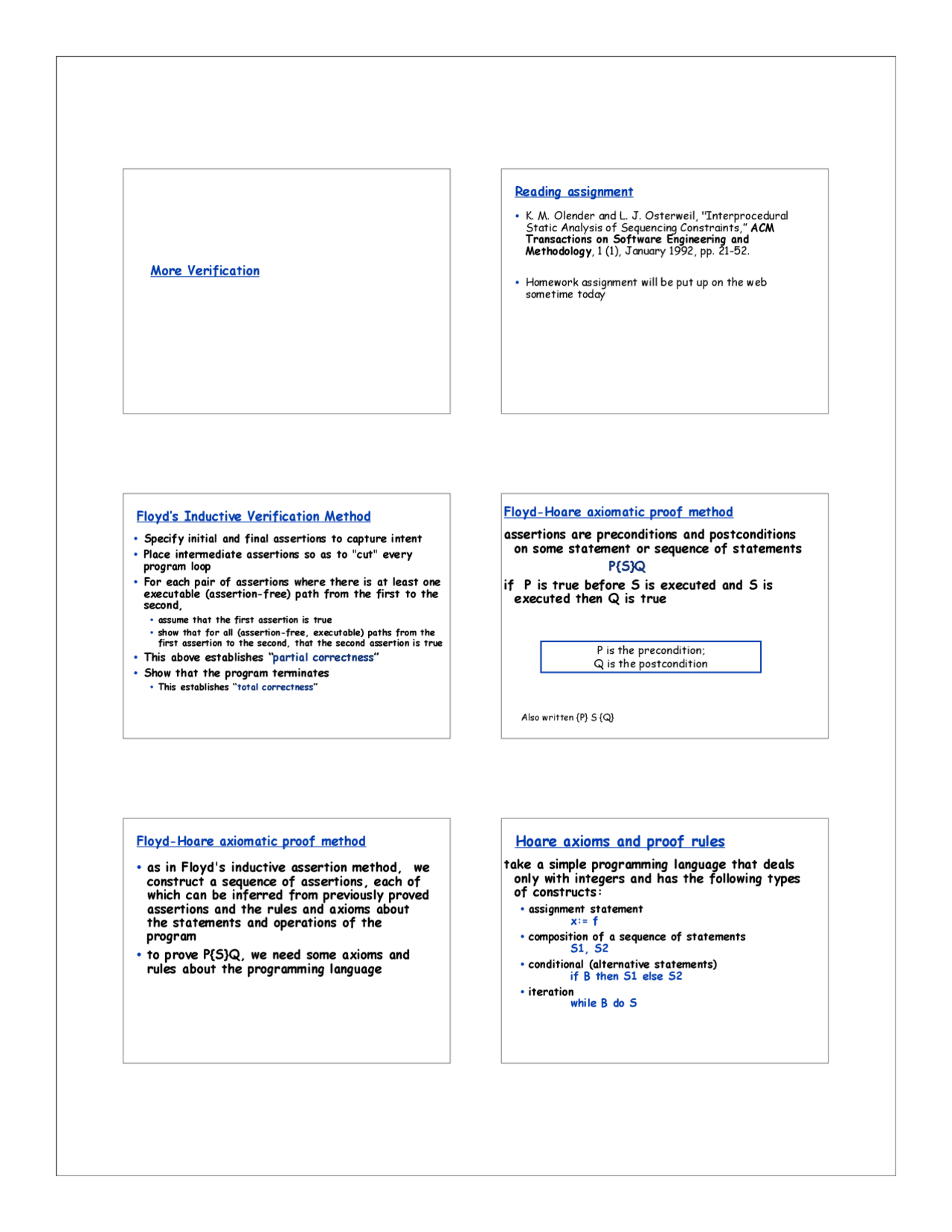 Floyd's Inductive Verification Method - Junior Year Writing | ENGLISH 300 - Docsity