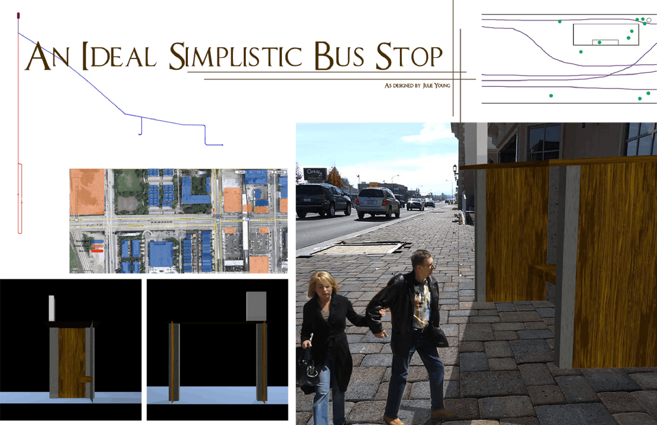 An Ideal Simplistic Bus Stop - Assignment | ARCH 125 | Assignments Architecture | Docsity