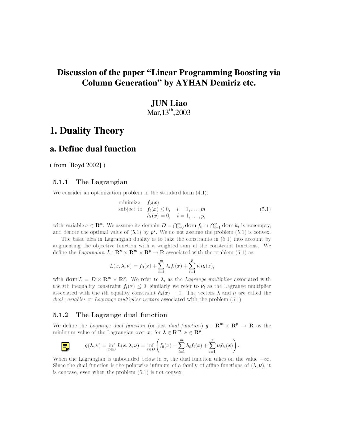 Exploring Linear Programming Boosting: Primal and Dual Formulations | Papers Computer Graphics ...