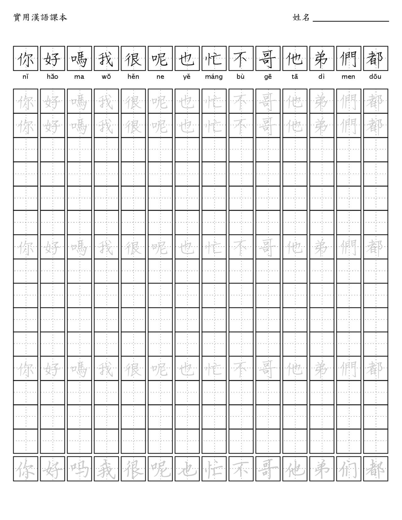 Fundamentals of Chinese - Lecture Notes | CHIN 101 - Docsity