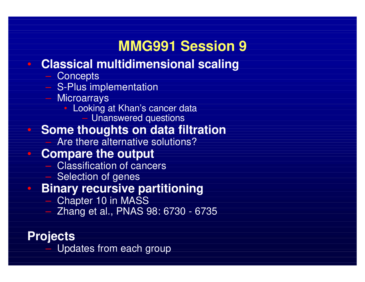 Classical Multidimensional Scaling - Topics in Microbiology | MMG 991 ...
