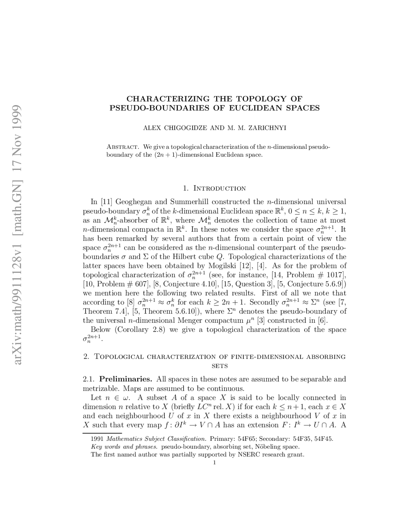 Characterizing The Topology Of The Pseudo Boundaries Soc 332 Docsity