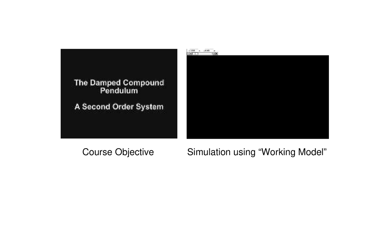 The Damped Compound Pendulum | Dynamic Systems Laboratory I | MEM 351 - Docsity