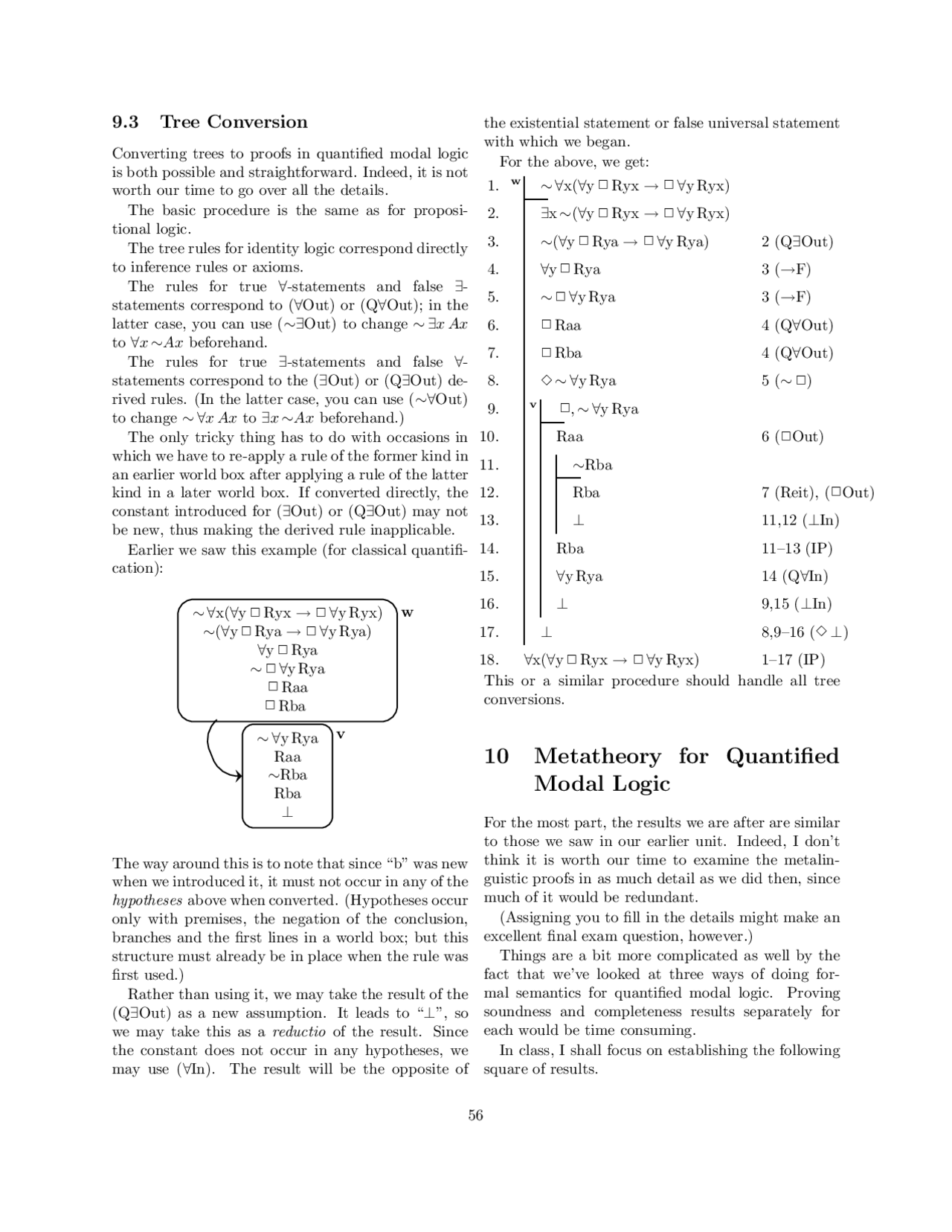 Tree Conversion, Tree Modeling, Soundness - Lecture Notes | PHIL 511 ...
