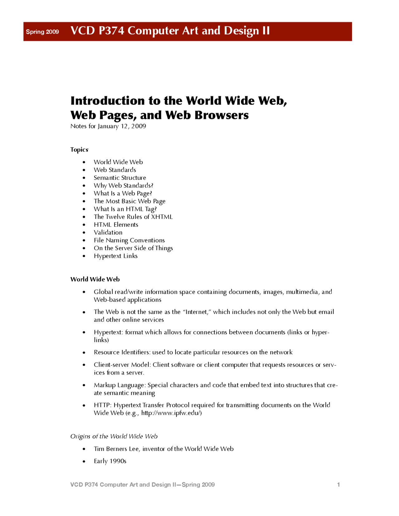 Introduction to the World Wide Web, Web Pages and Web Browsers | VCD ...