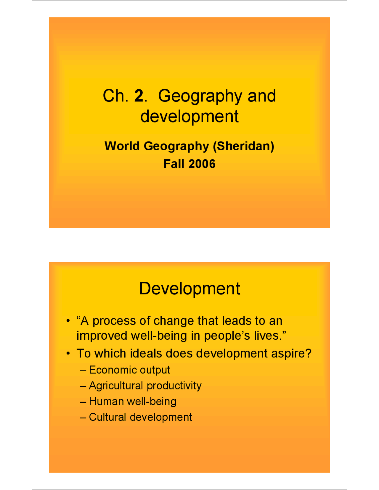 The Domestication Revolution Lecture Slides Geog 17063 Docsity
