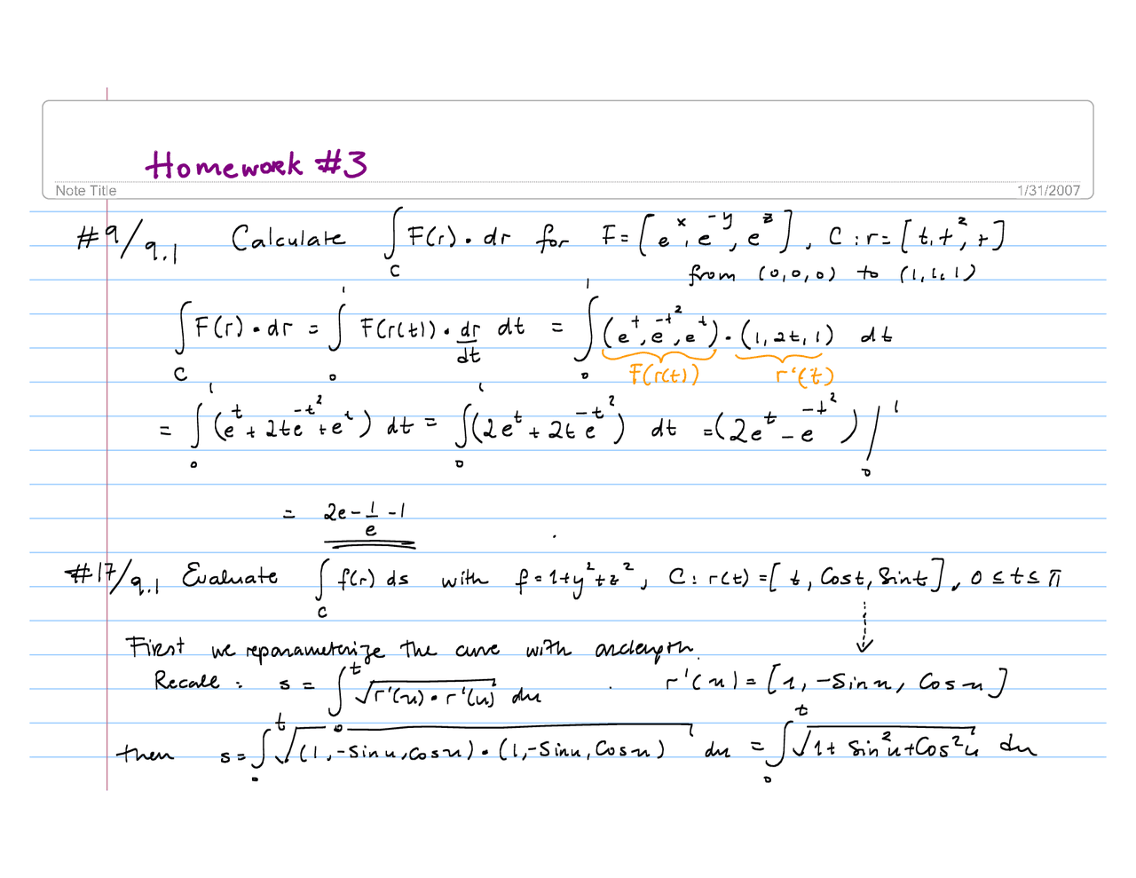 Solved Problems On Complex And Vector Analysis For Engineers Math 291 Assignments Vector