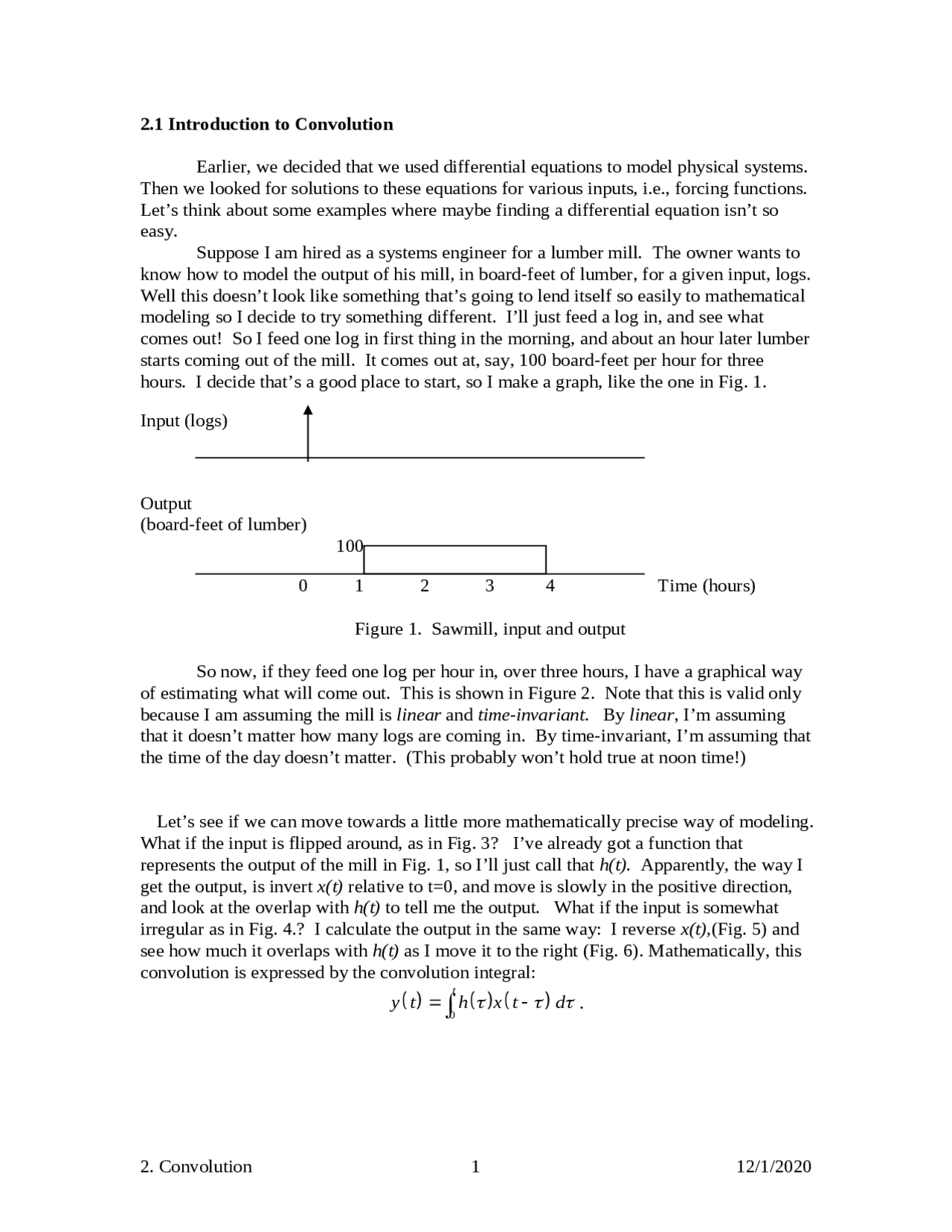 Introduction to Convolution - Signals and Systems I | ECE 350 - Docsity