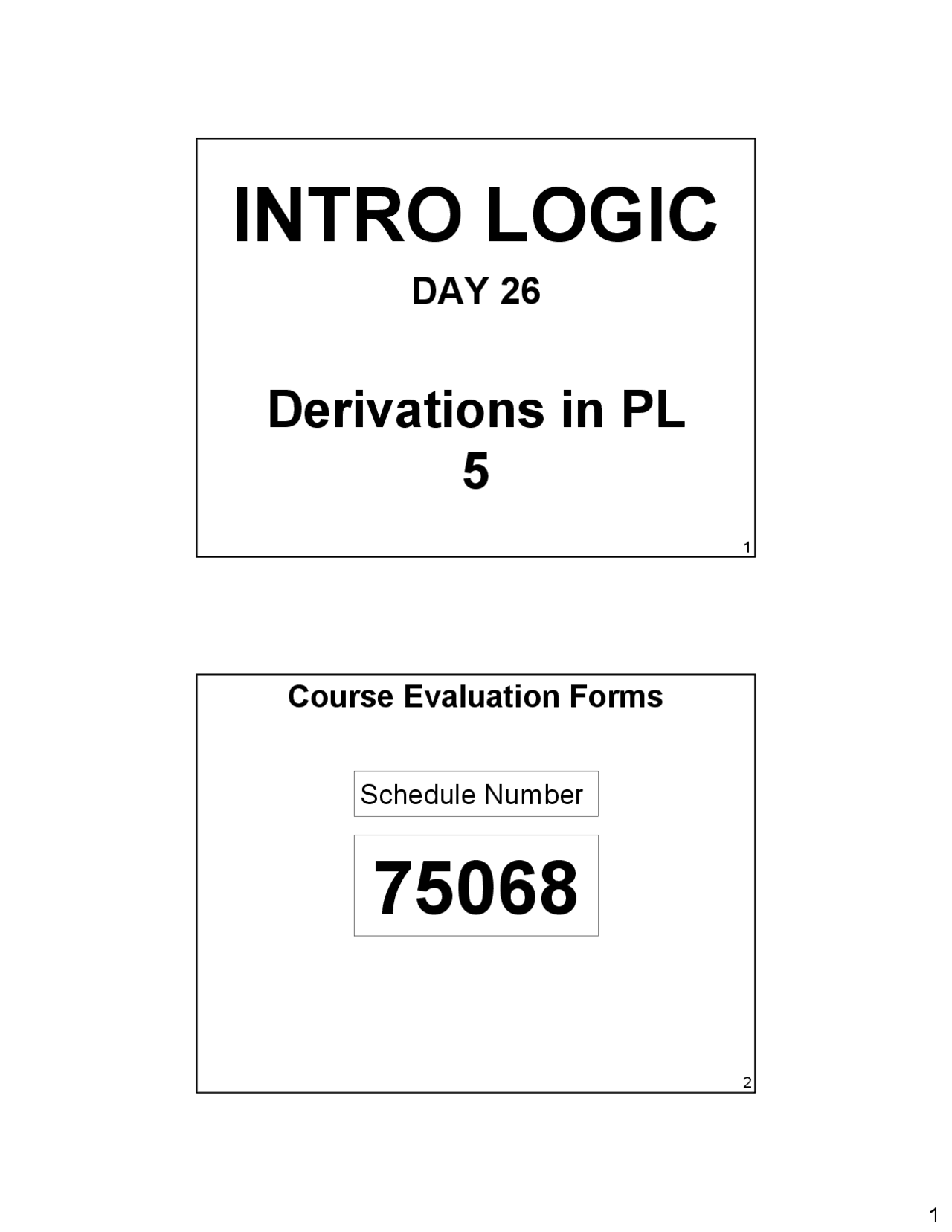 Course Evaluation Forms Introduction To Logic Phil 110 Docsity