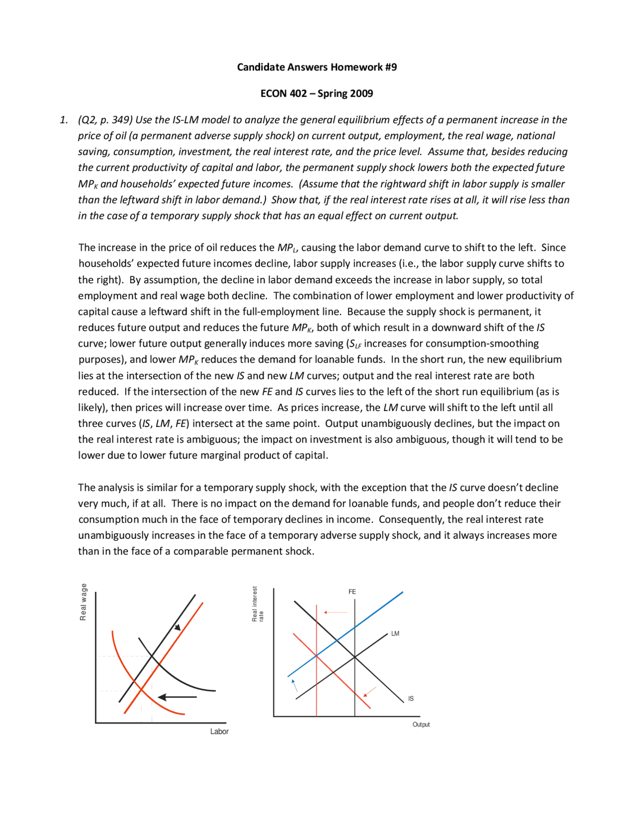 Impact of Oil Price Shock on Macroeconomic Variables: Permanent vs. Temporary Shocks - Pro ...