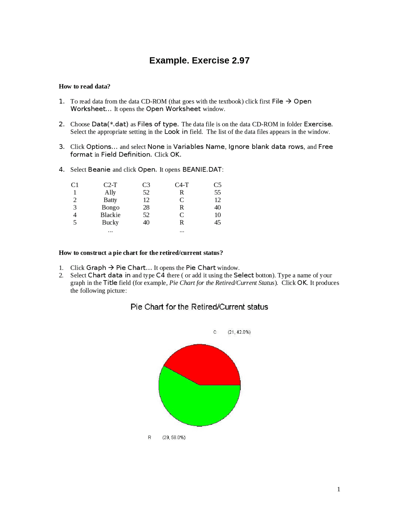 Homework Exercise For Exam Practice Introduction To Statistics I Stat 1000 Docsity