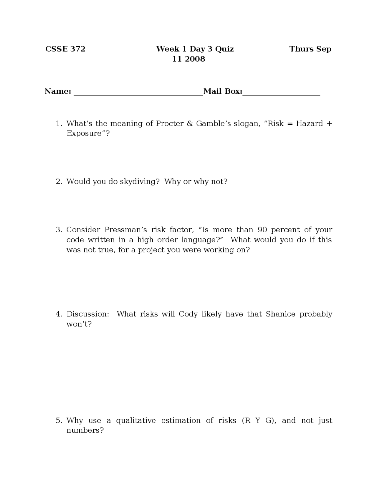 What's the Meaning of Procter and Gamble's Slogan - Class Quiz | CSSE ...