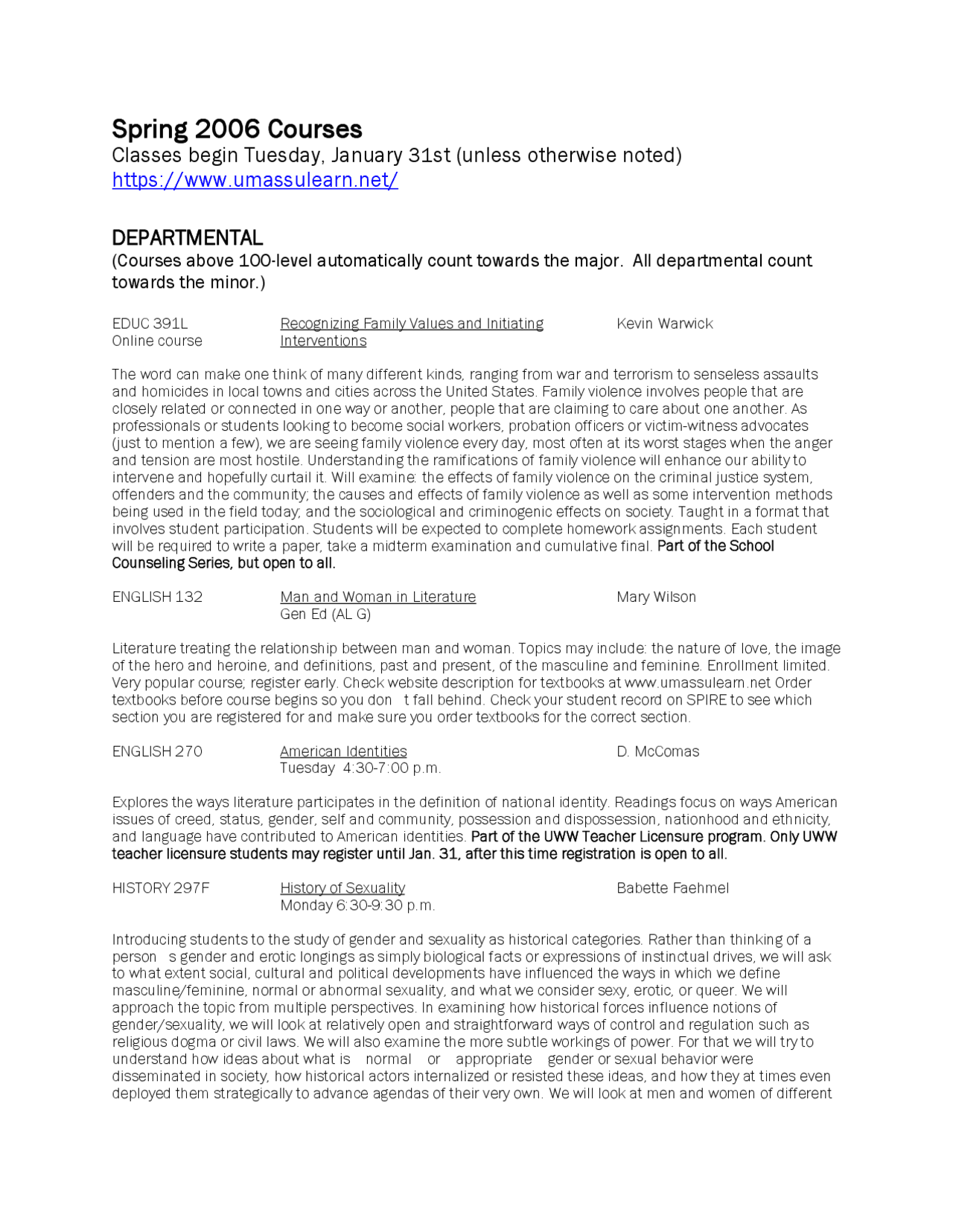 Gender, Sexuality, Literature and Culture - Syllabus | ENGLISH 132 ...