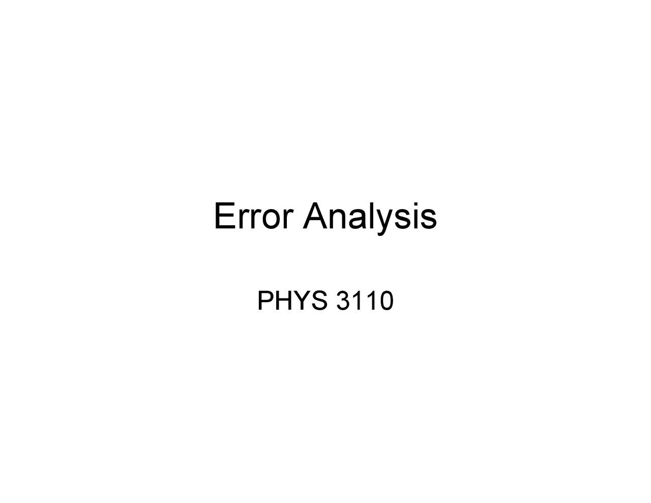 Notes On Error Analysis Scanning Electron Microscopy Lab Analysis
