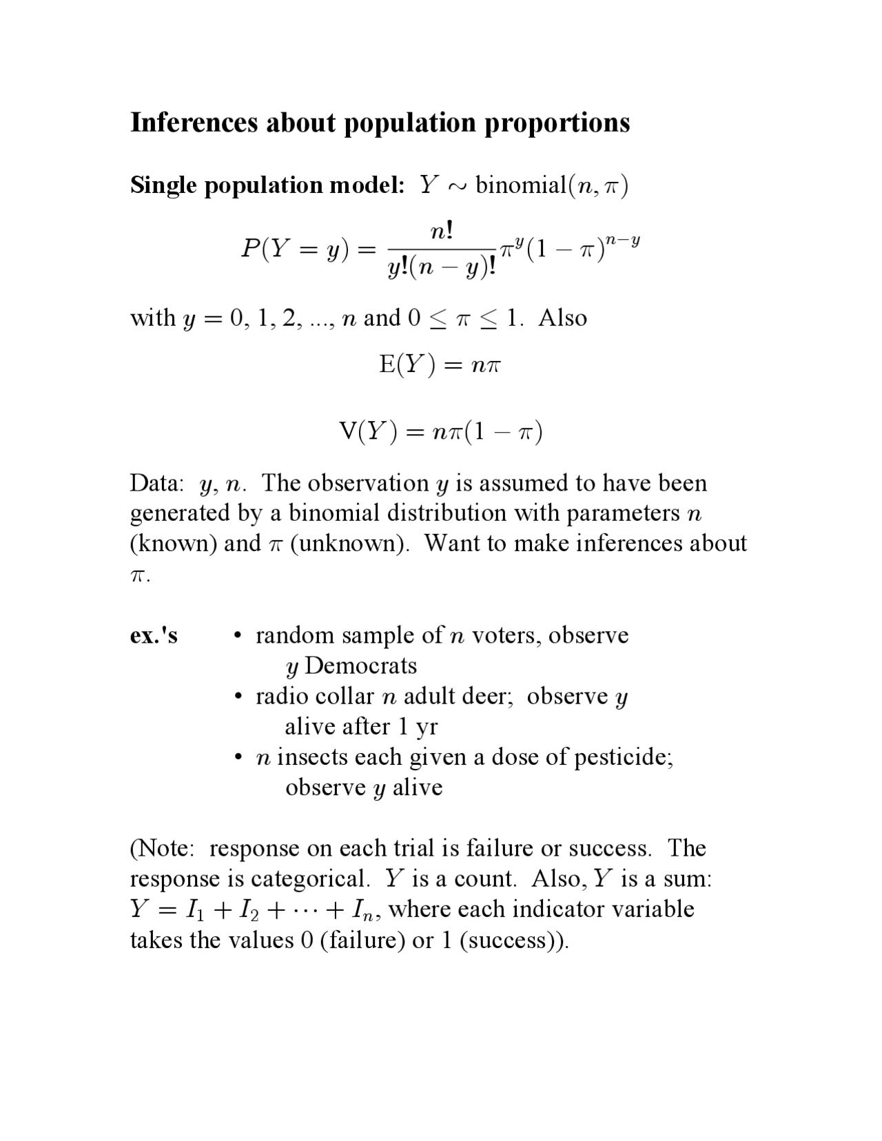 Inferences About Populations Proportions In Statistical Analysis Stat
