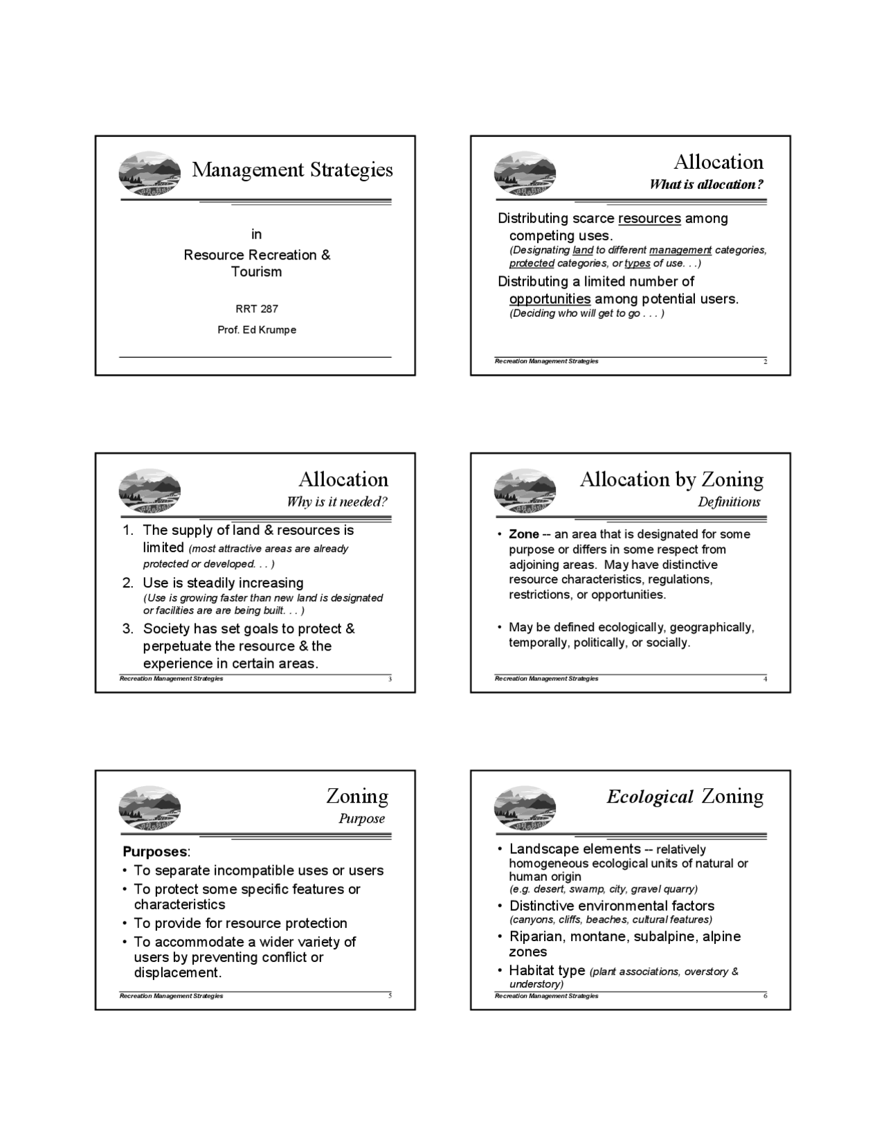 Management Strategies Lecture Slides Css 287 Docsity