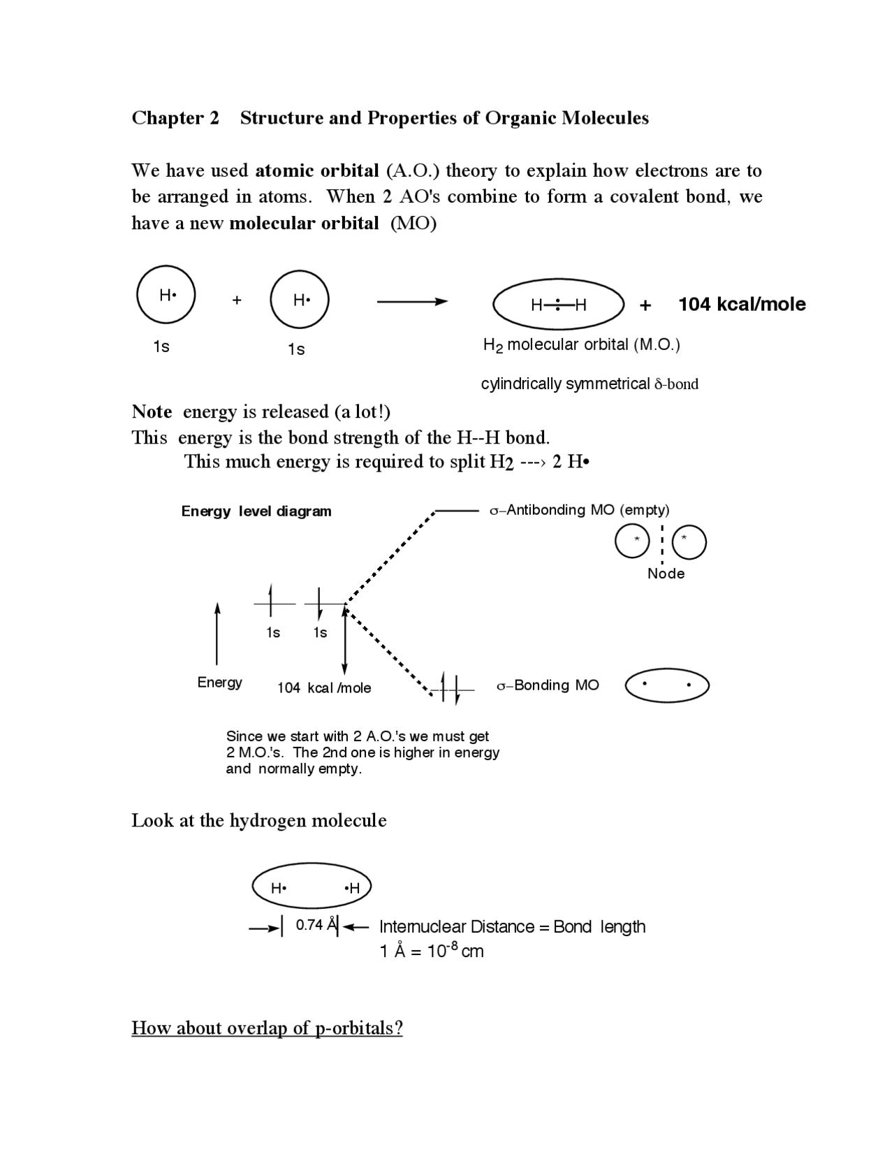 Structures And Properties Of The Organic Molecules Chem 3331 Docsity