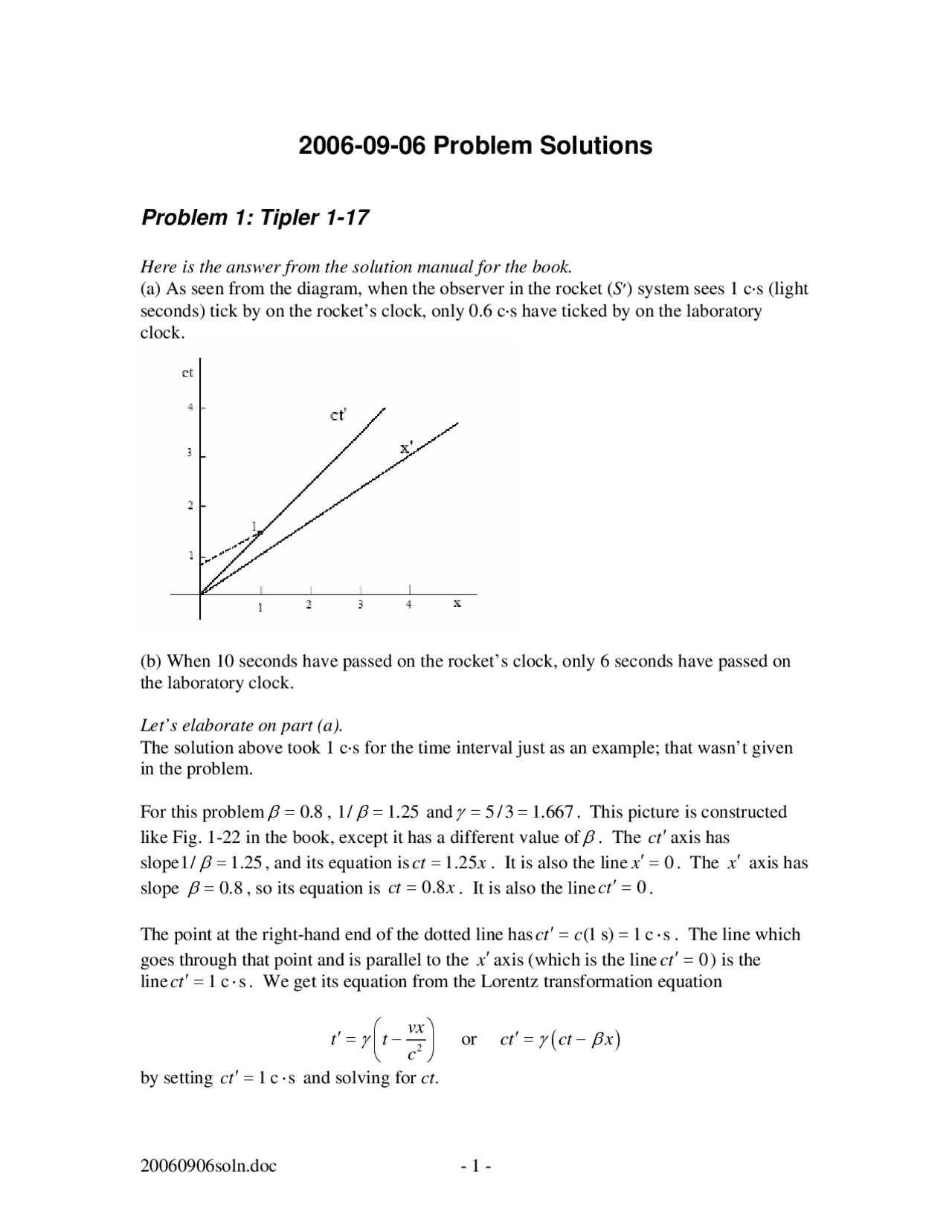 Problem Solutions For Elementary Modern Physics Phy 215 Docsity
