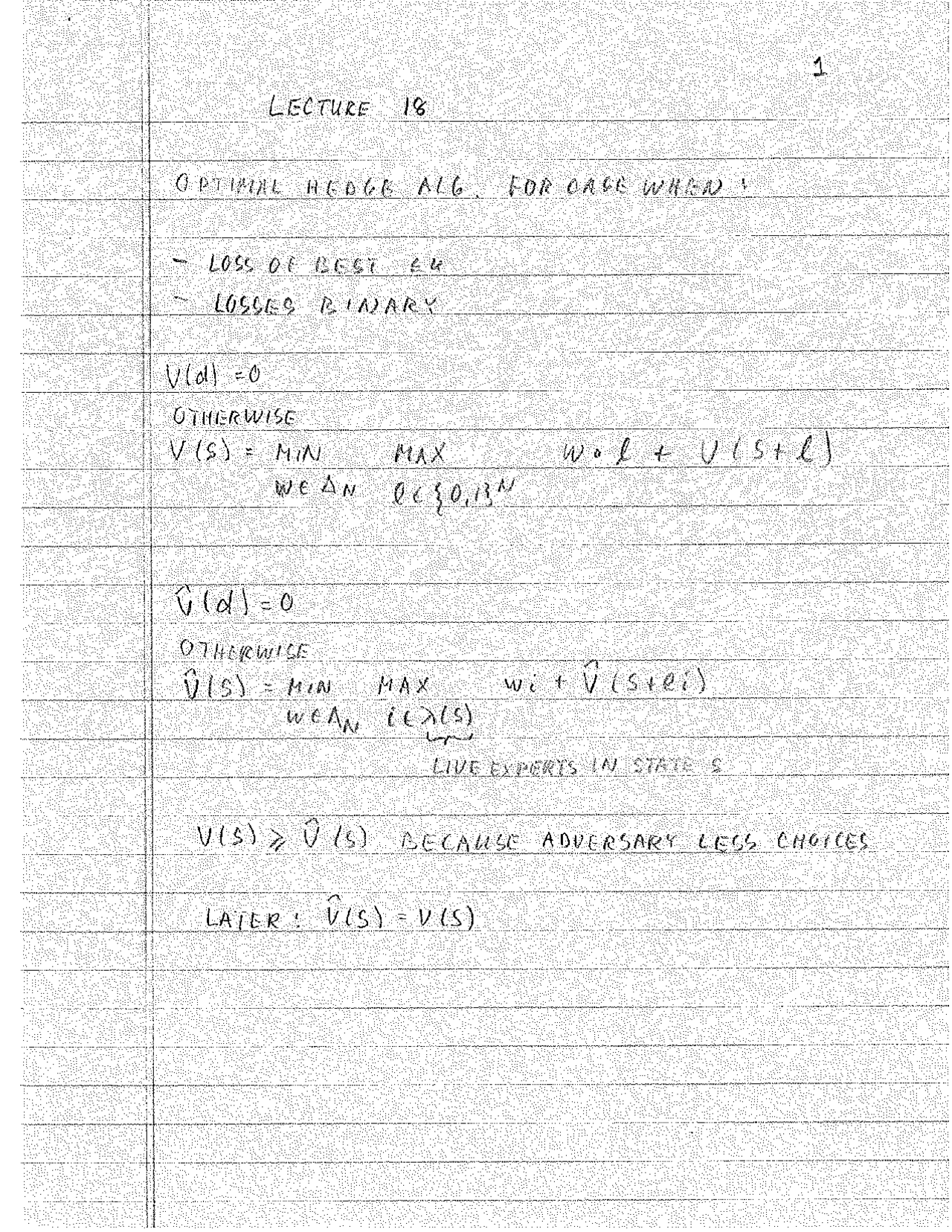 Lecture 18 Handout Advanced Topics In Computer Graphics Cmps 290 Docsity