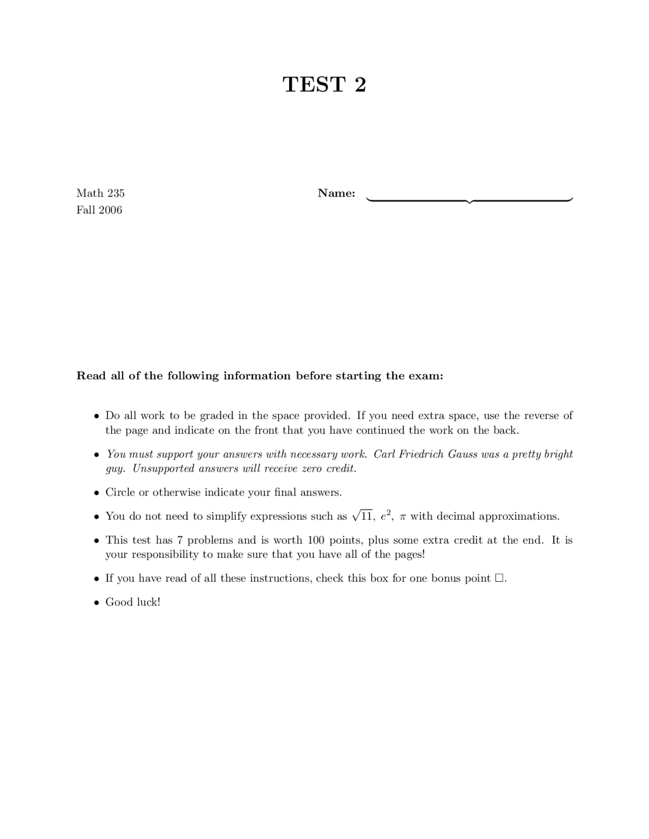 10 Solved Questions On Orthogonal Matrices Exam 2 Math 235 Exams