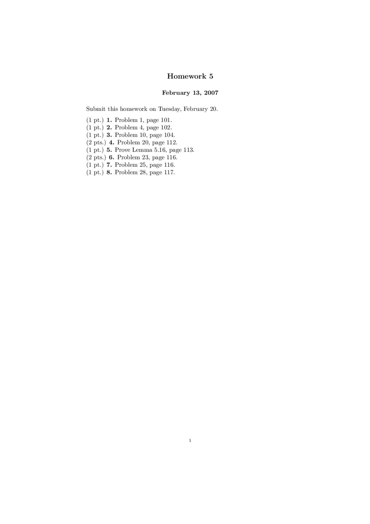 8 Problems On Real Variables I Homework 5 Math 633 Docsity
