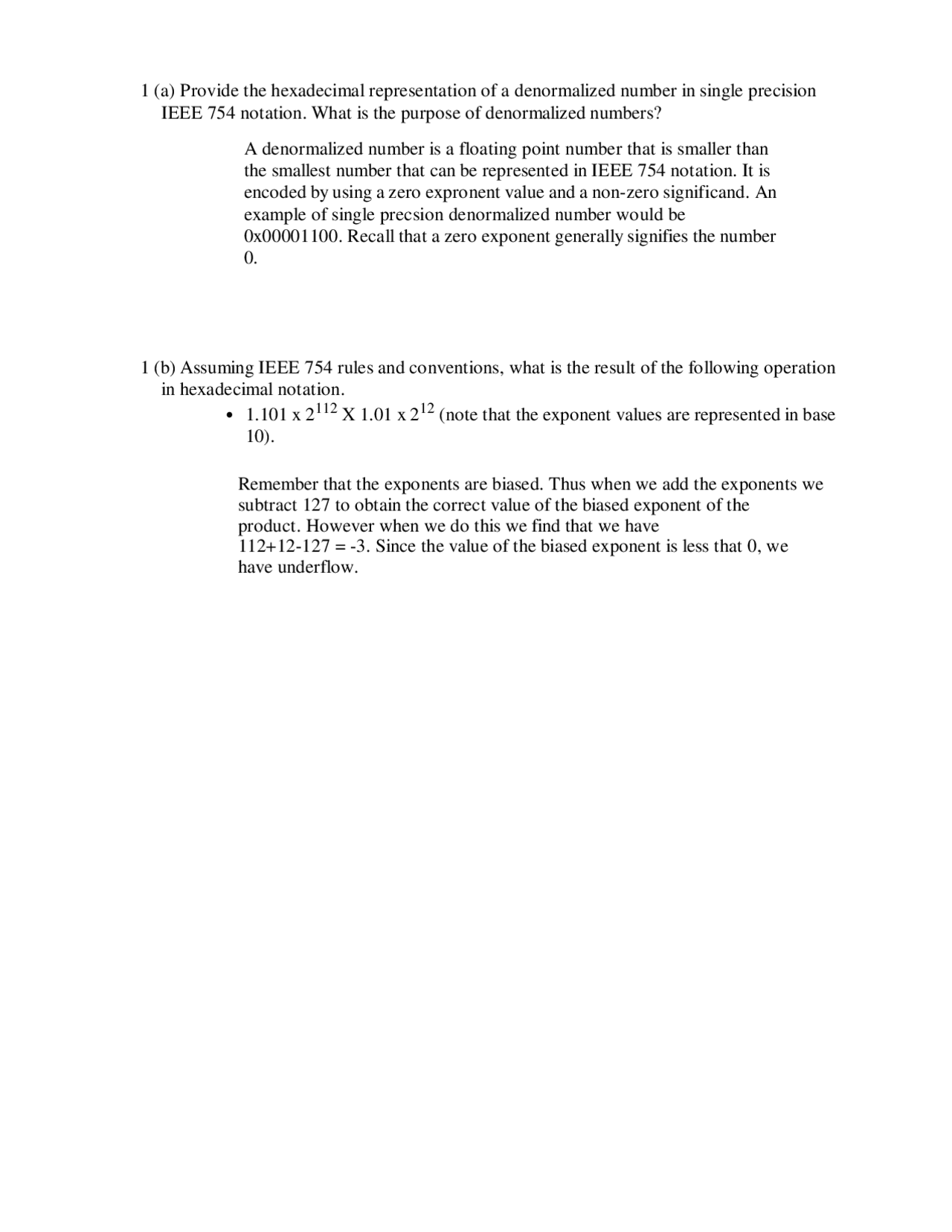 Solutions For Problems Introduction To Computer Engineering Ece 2030 Docsity