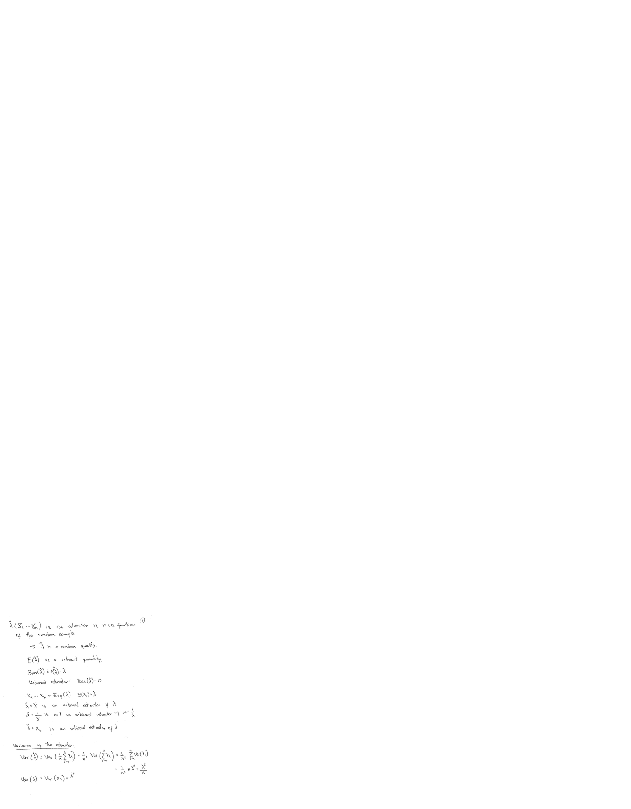 Solved Problems On Mathematical Statistics Handwritten Notes Ams