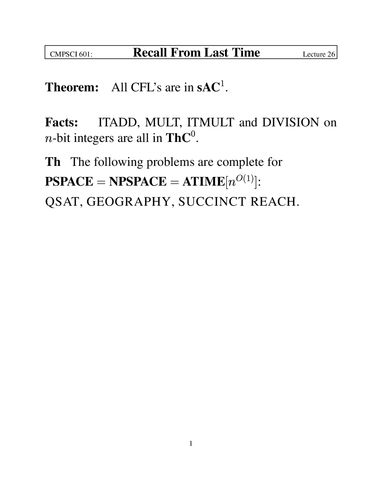 Barringtons Theorem Lecture Slides Cmpsci 601 Docsity