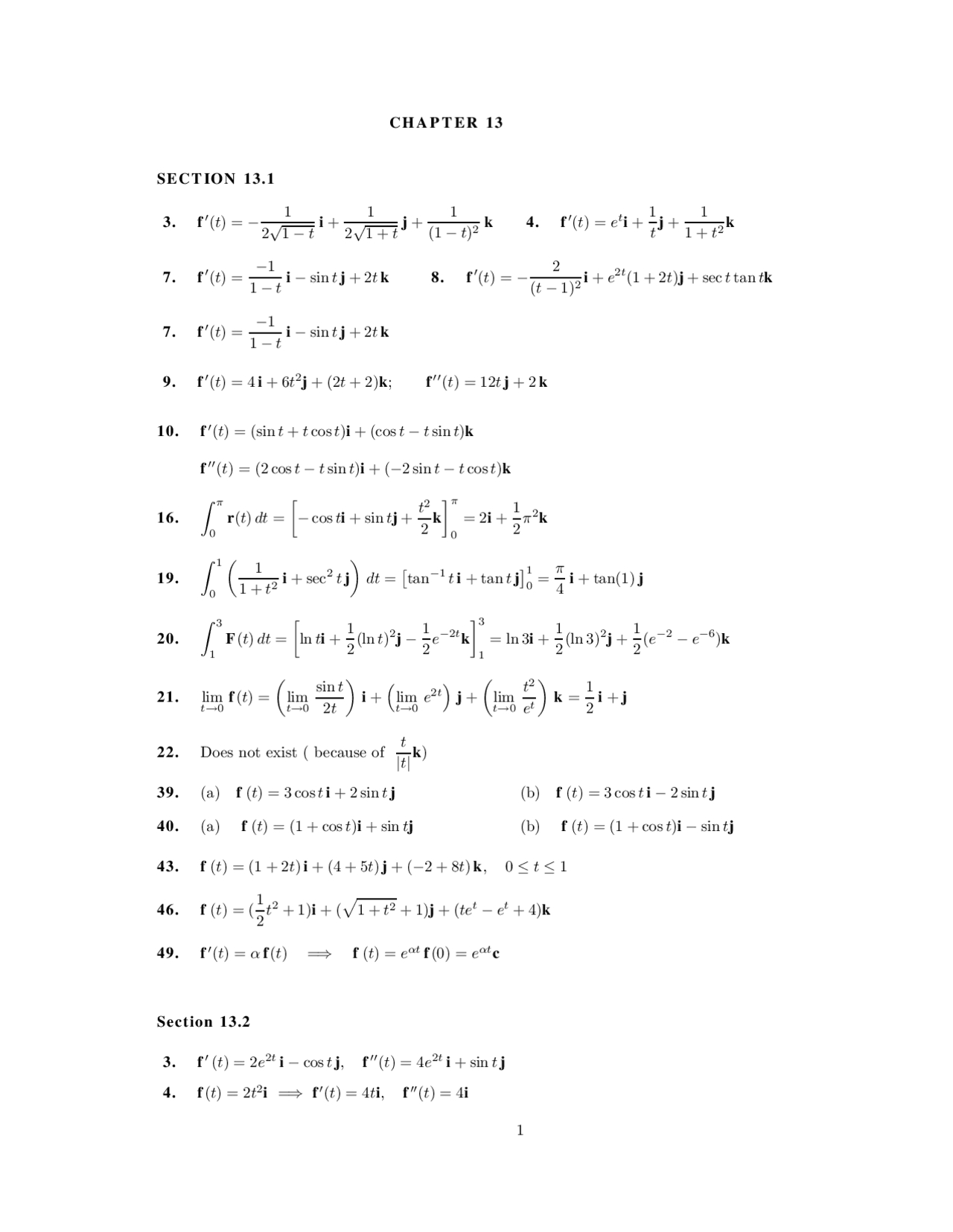 47 Solved Problems On Scalar Components And Cross Product Math 2433