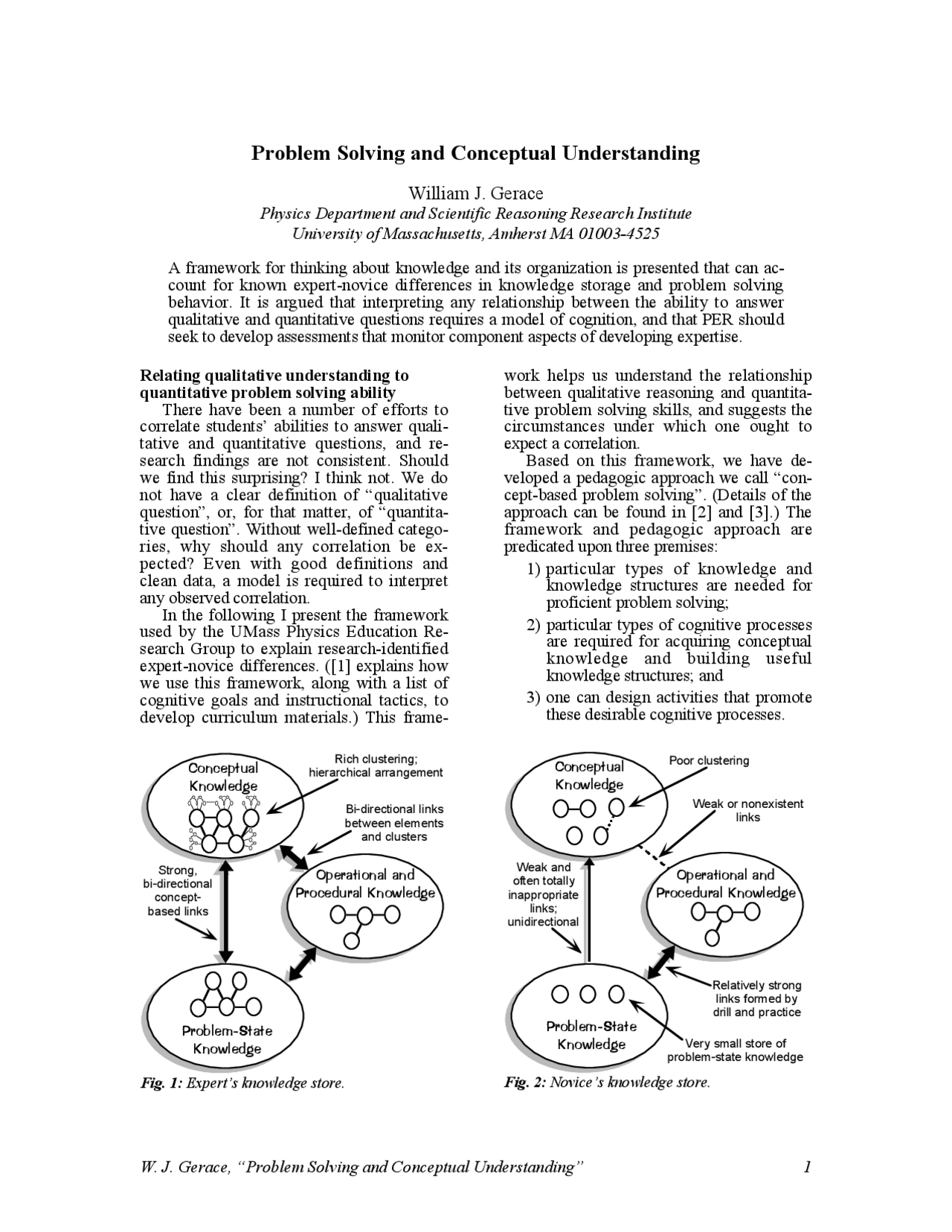 Problem Solving And Conceptual Understanding General Physics Ii