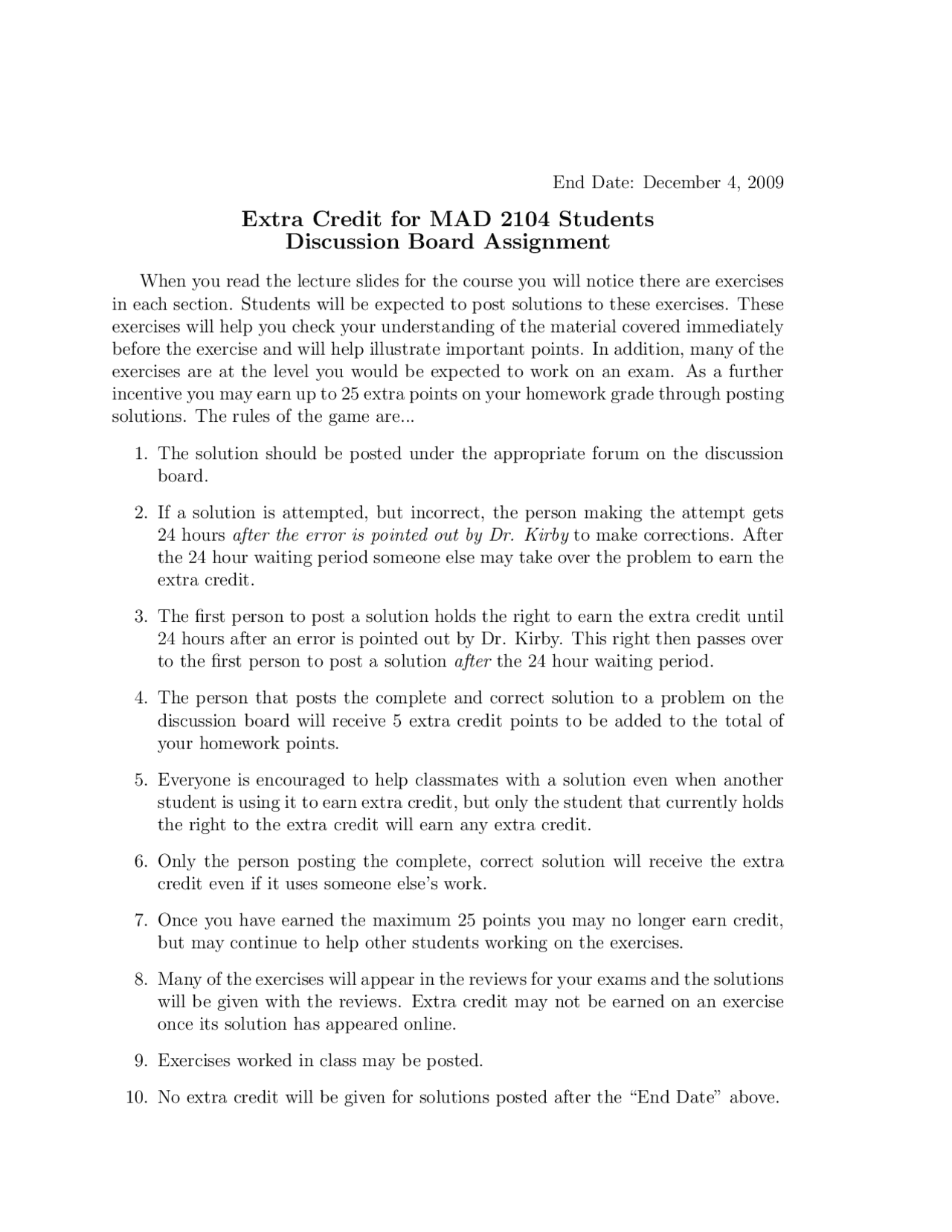 10 Questions On Assignment Discrete Mathematics Mad 2104 Docsity