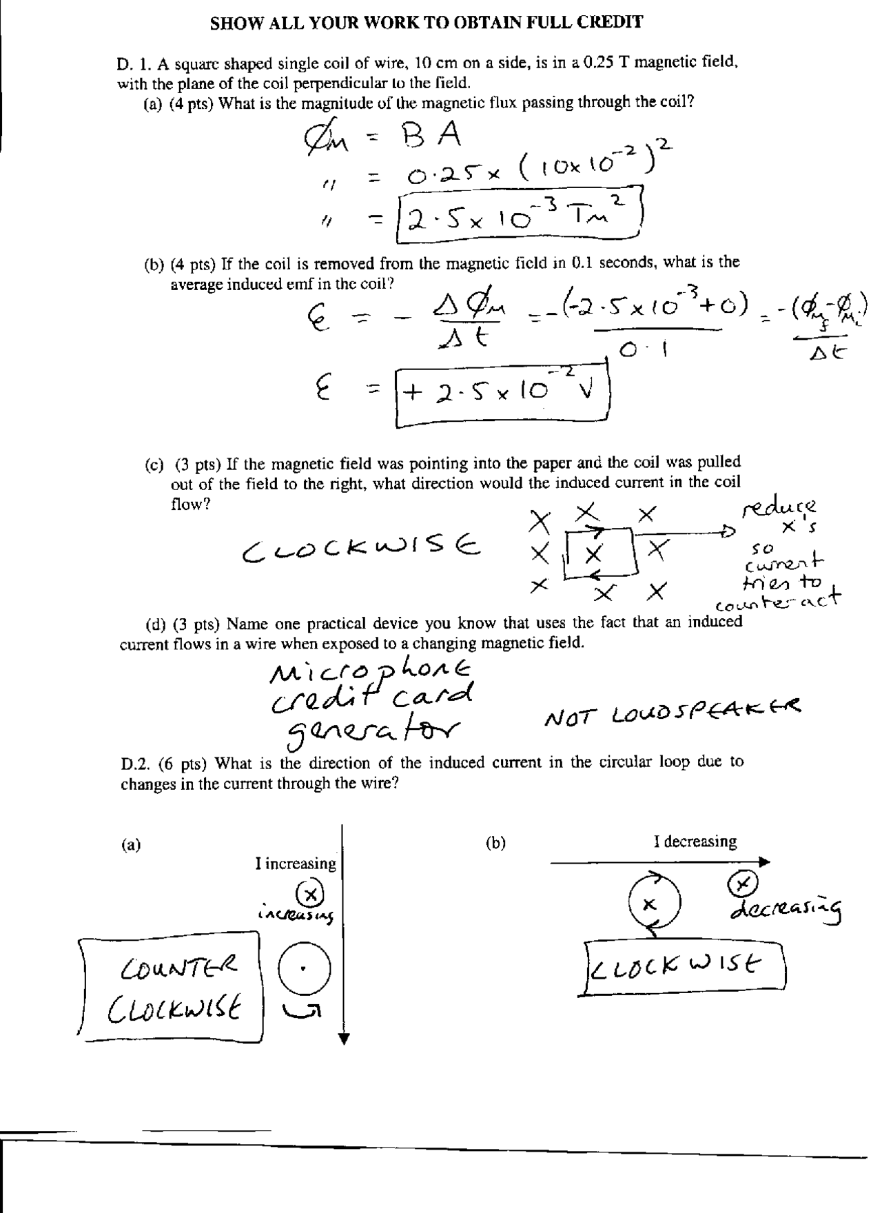 2 Problems With Solutions General Physics B Phy 2049c Docsity