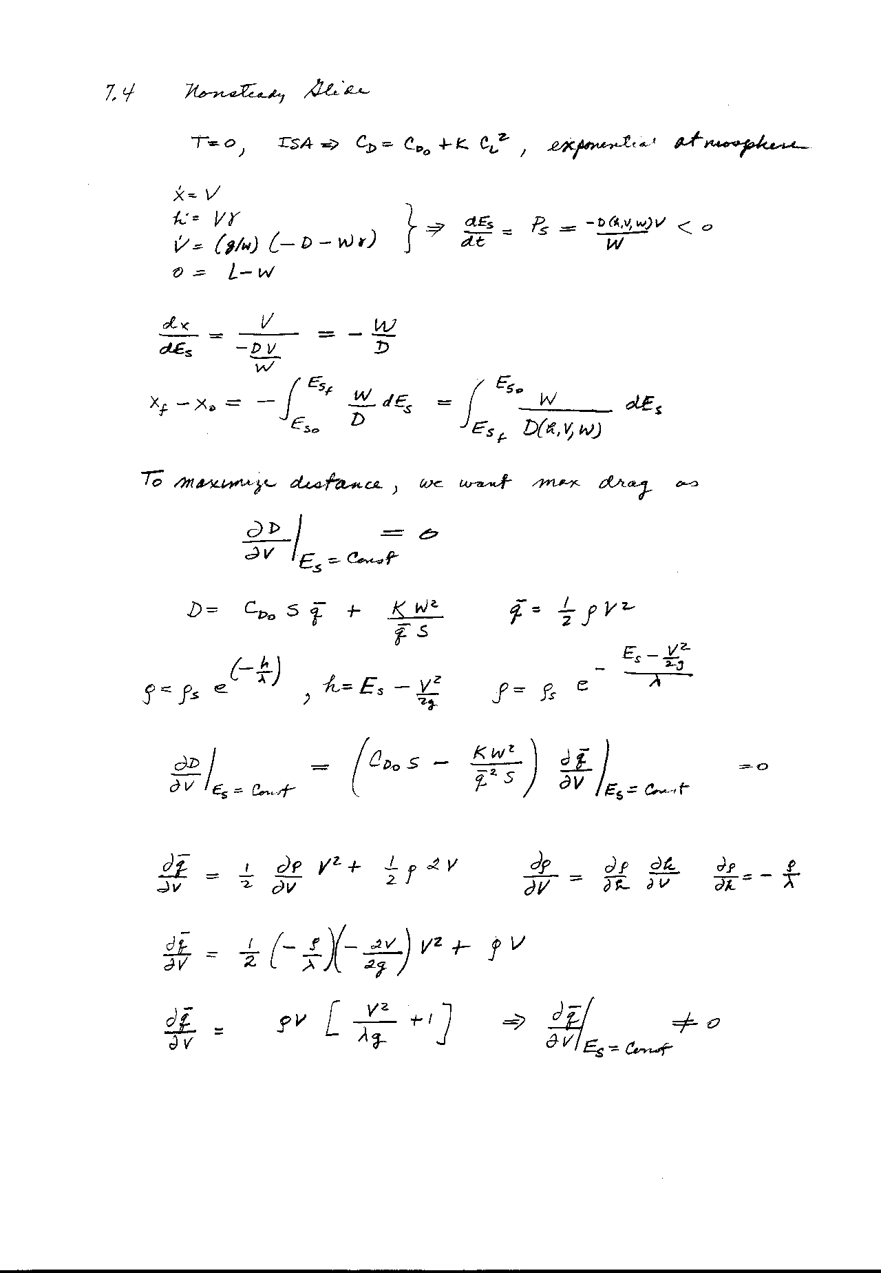 Flight Dynamics - Handwritten Notes | ASE 367K | Study notes Aerospace ...